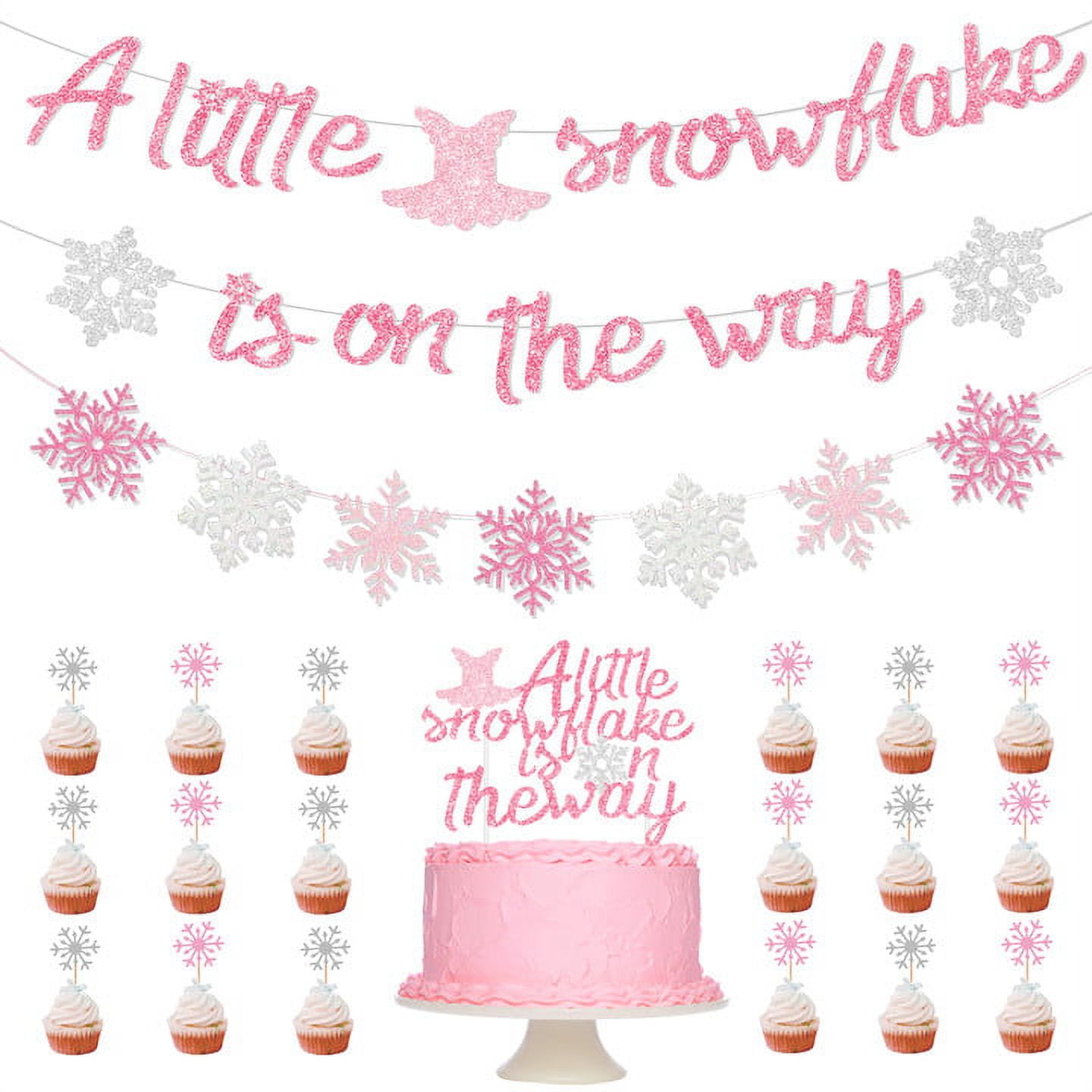 Pink Winter Wonderland Birthday Party