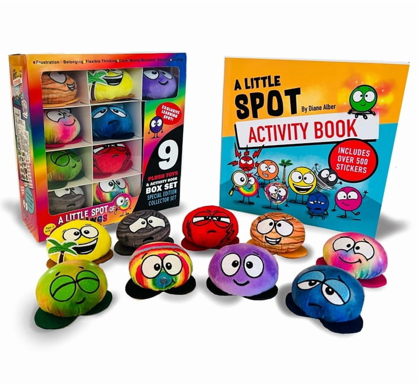 A Little Spot of Feelings 9 Plush Toys with Activity Book Box Set ...