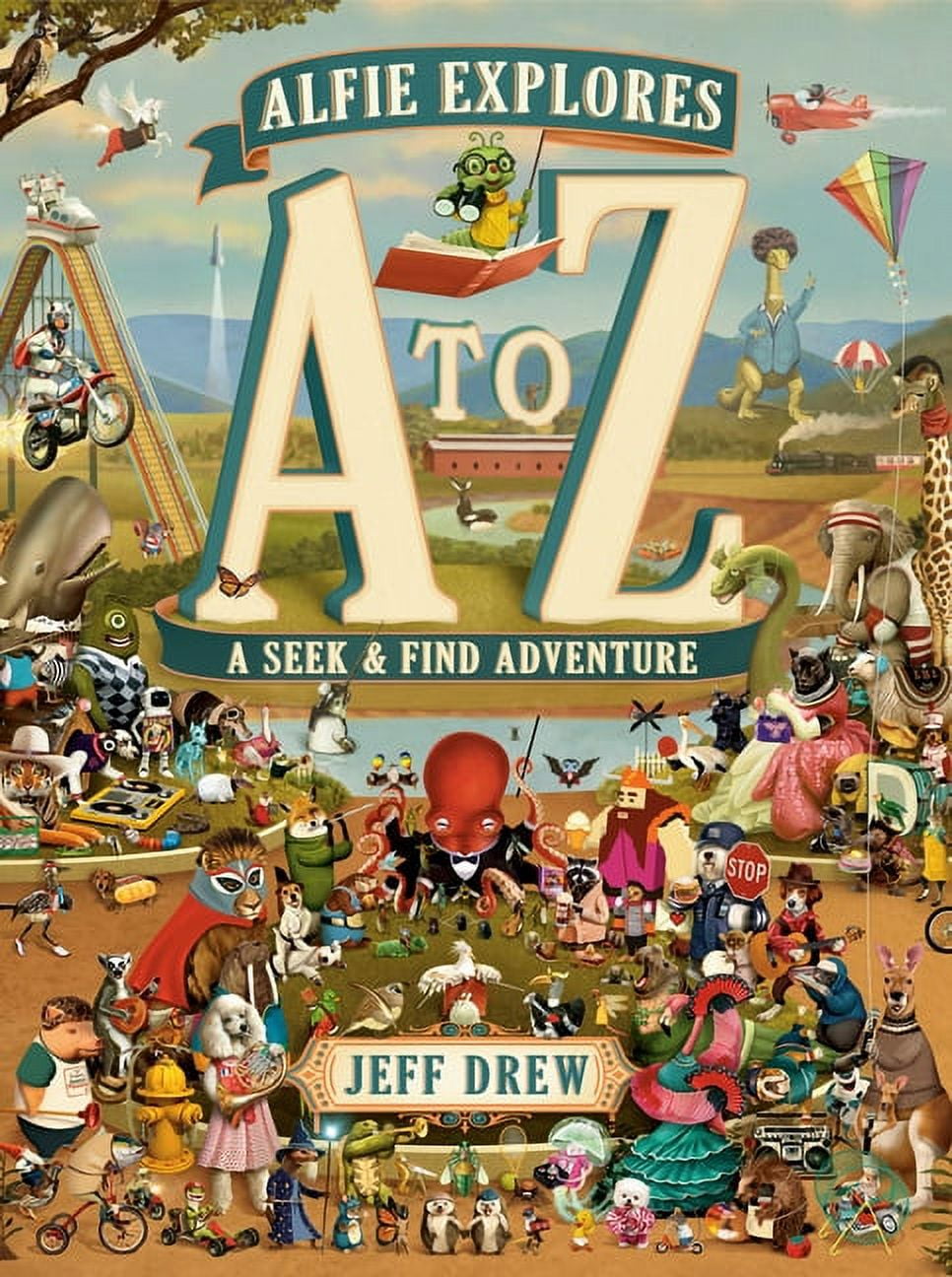 An Alfie the Bookworm Book Alfie Explores A to Z: A Seek-And-Find ...