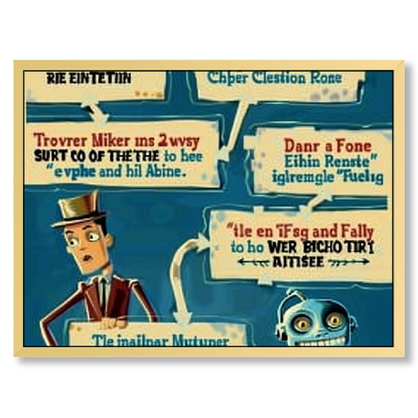 A Look at Logical Fallacies Poster Bar Wall Decor - Walmart.com