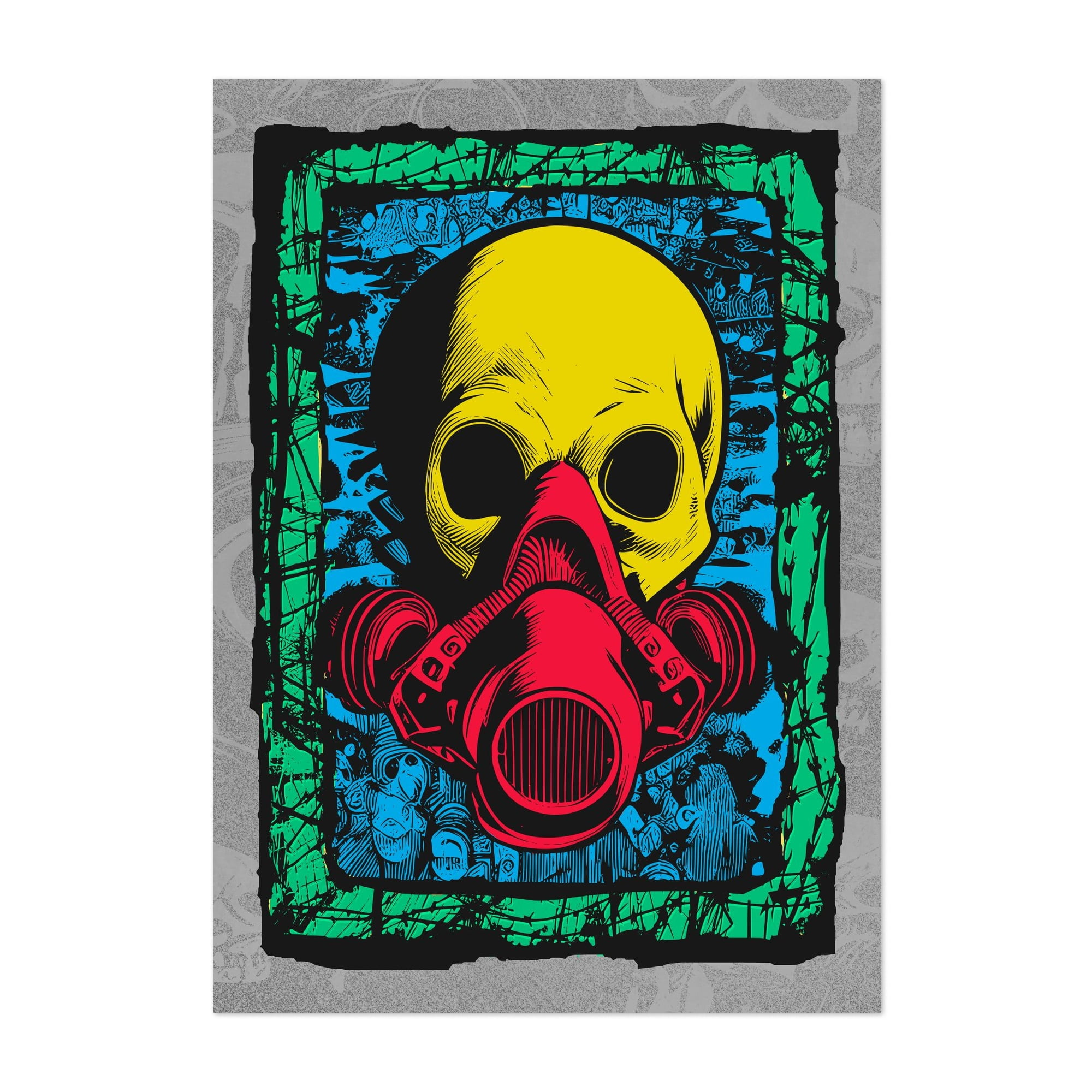 A Look into the Future - Illustration Skull Psychedelic Surrealism Pop ...