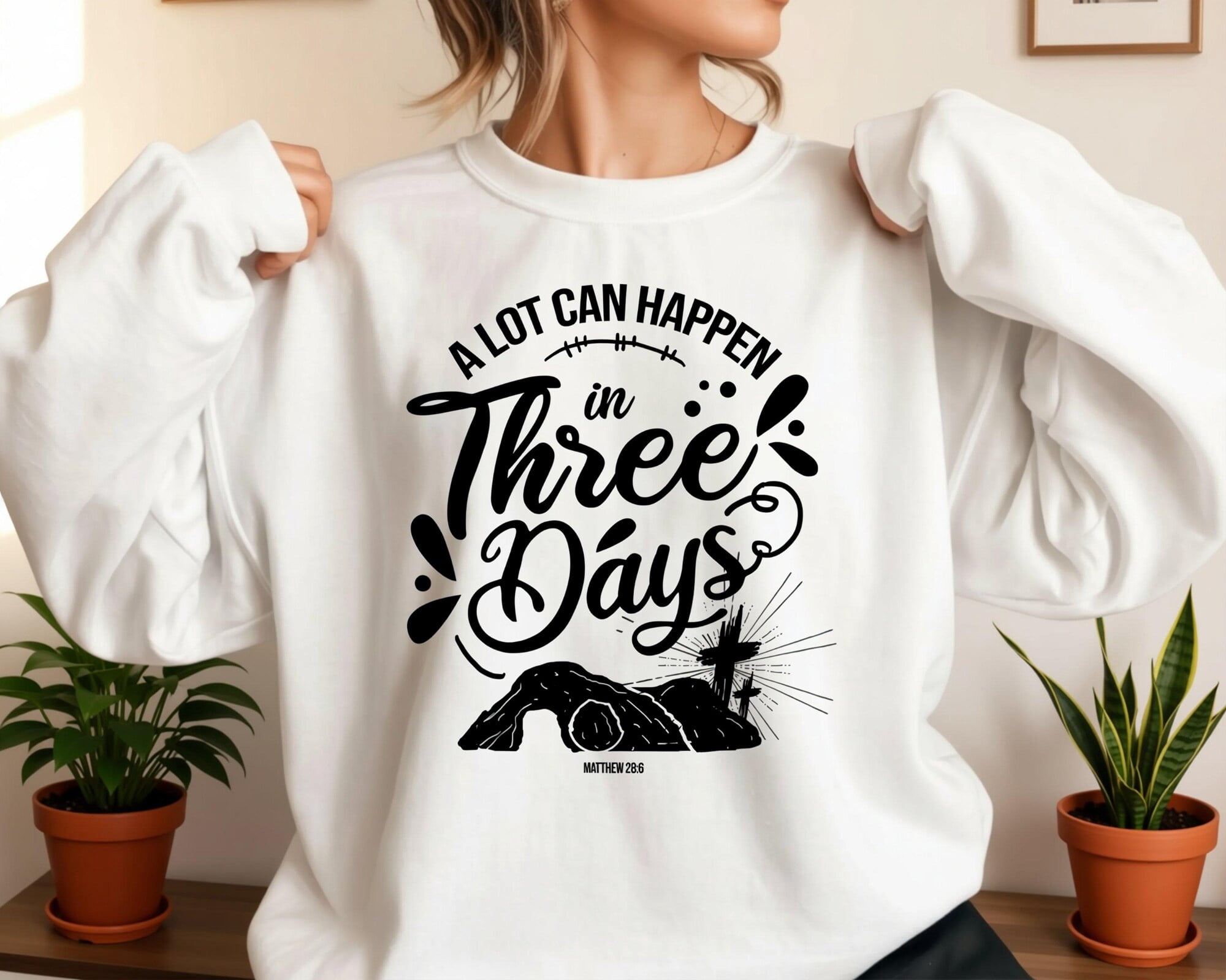 A Lot Can Happen In Three Days TShirt Christian Easter TShirt Jesus ...