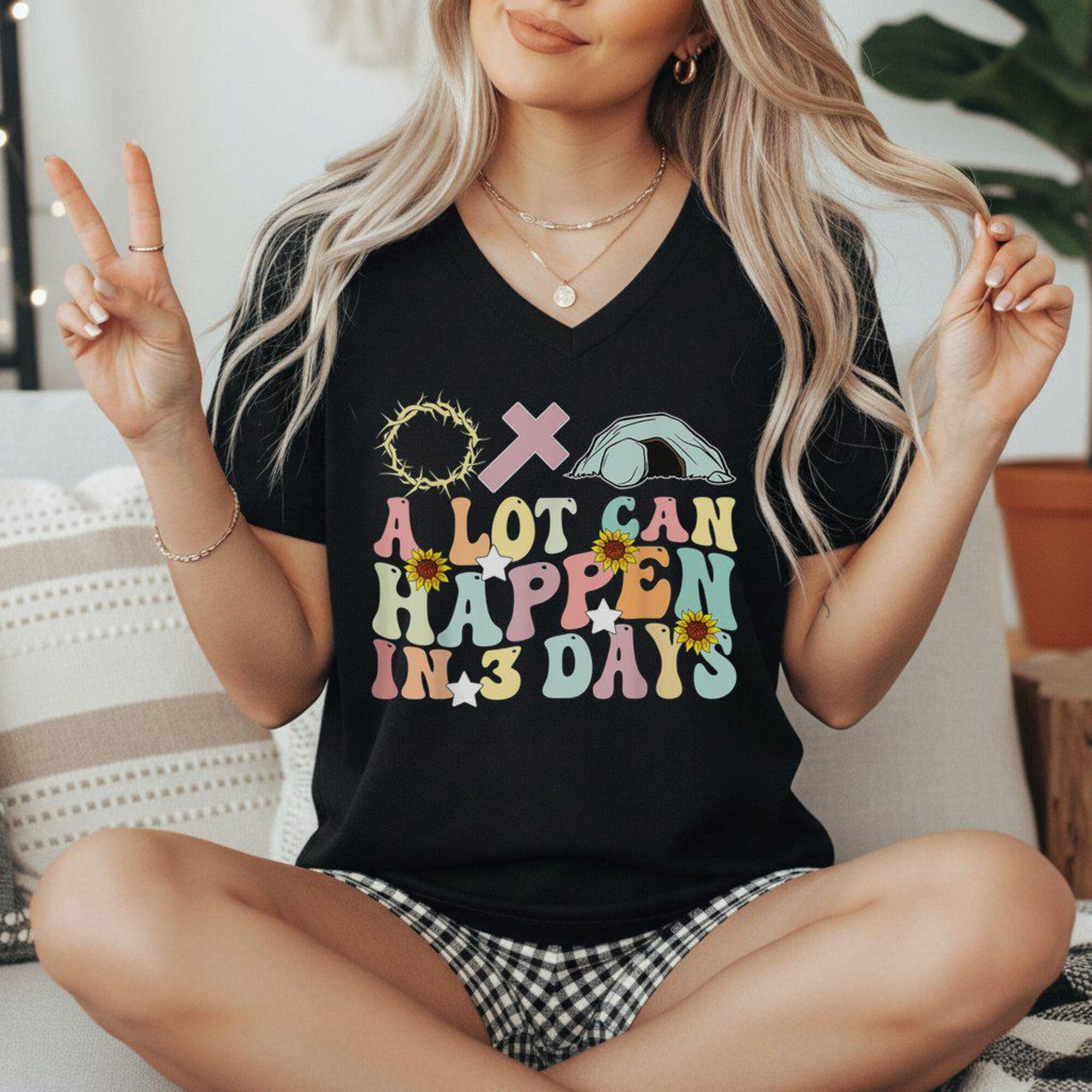 A Lot Can Happen in 3 Days Shirt Easter Faith Shirt with Religious ...
