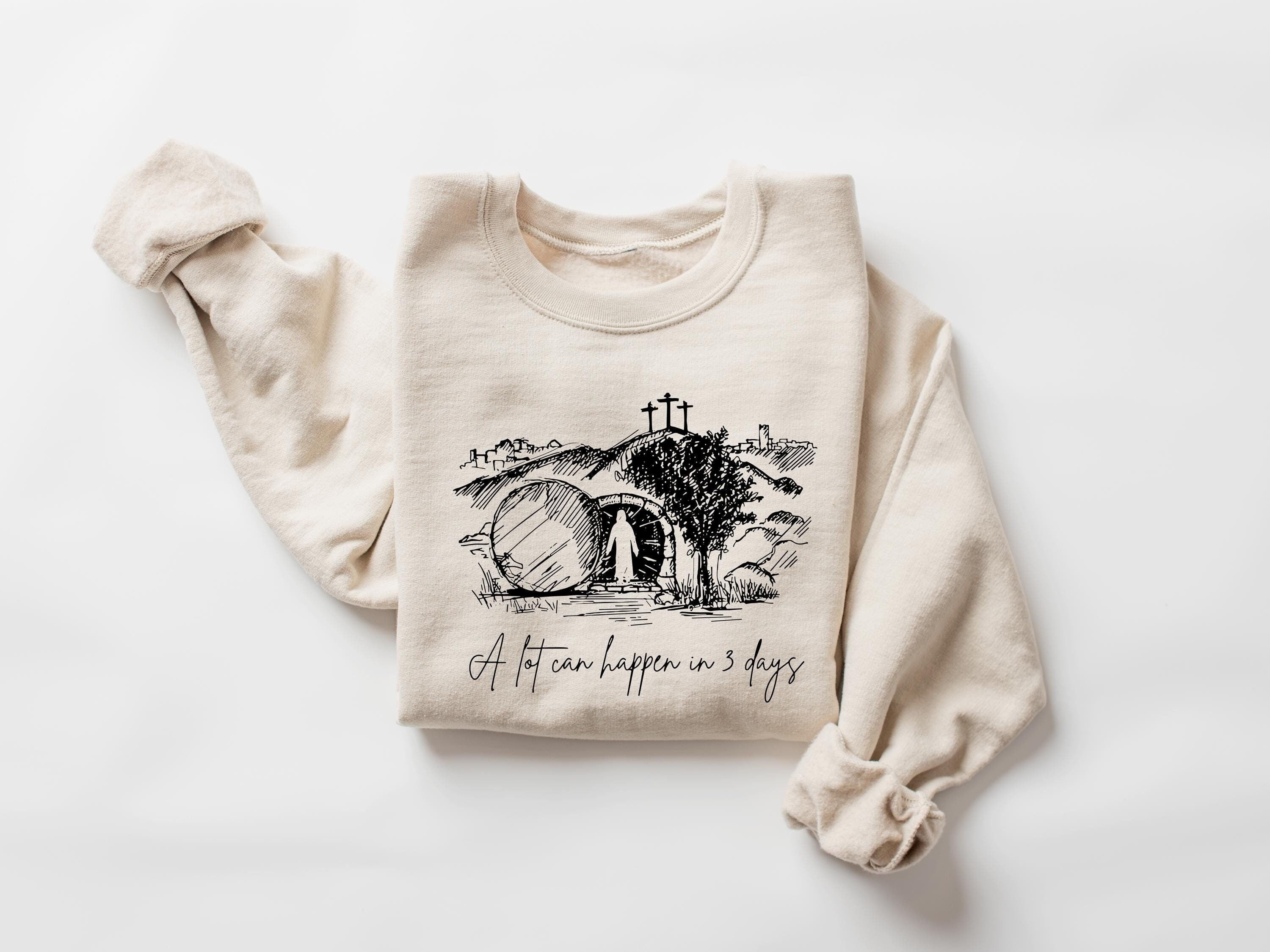 A Lot Can Happen in 3 Days Shirt, Easter Jesus shirt,Good Friday Easter ...