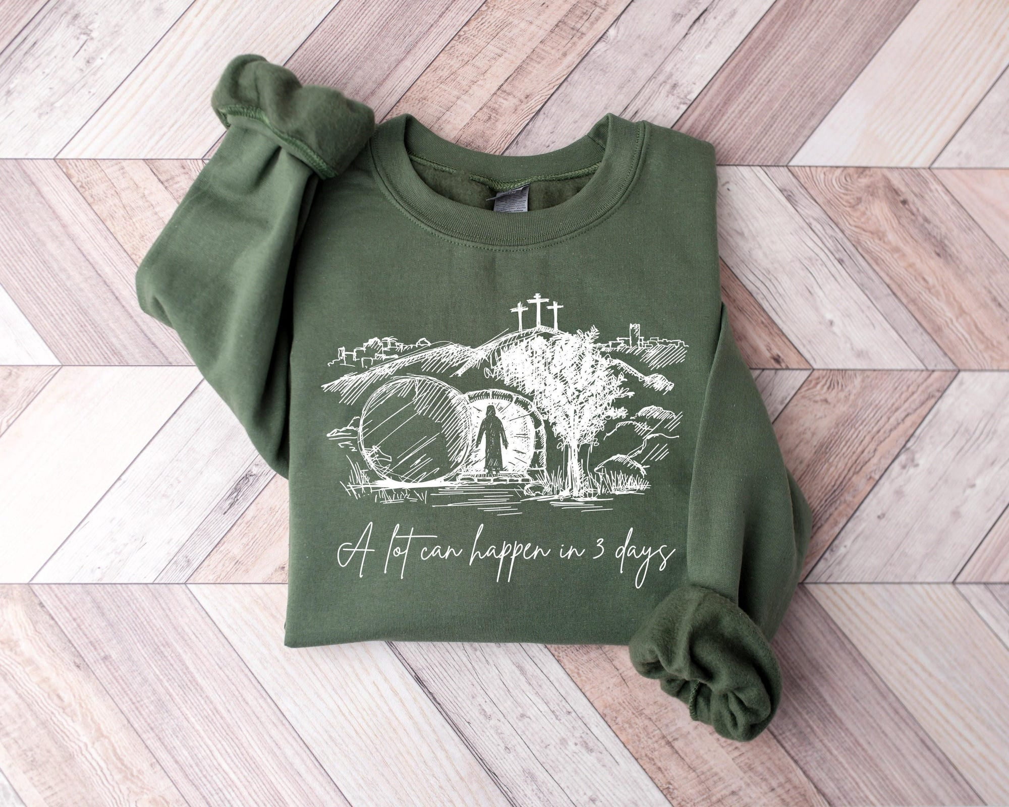 A Lot Can Happen in 3 Days Shirt Easter Jesus shirtGood Friday Easter ...