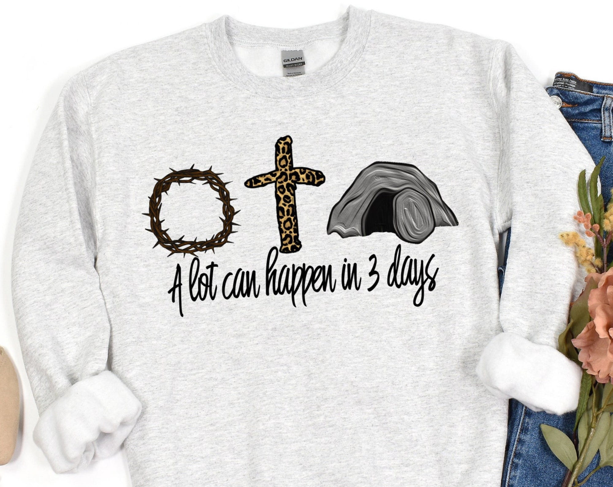 A Lot Can Happen in Three Days TShirt Jesus Easter TShirt - Walmart.com