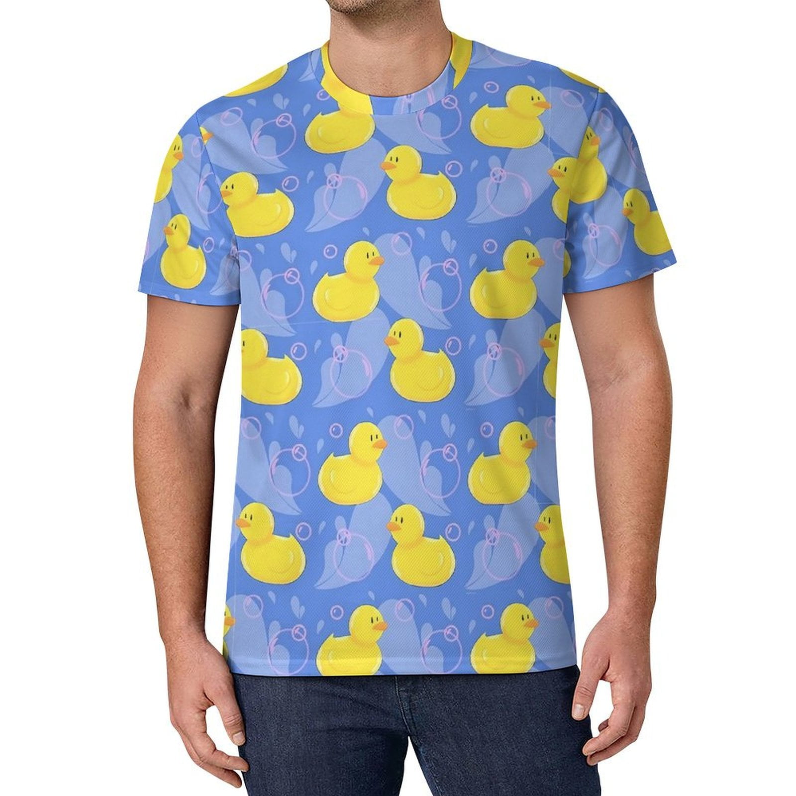 A Lot Of Ducks TShirt Funny Animal Harajuku TShirts ShortSleeve Design ...