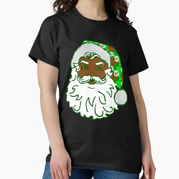 A Luau Christmas With A Hawaiian African Black St. Nick Claus Funny ...