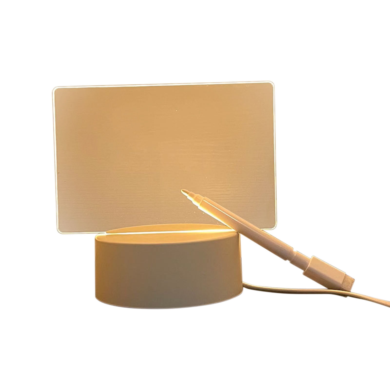 A Luminous Acrylic Writing Board With Led Light Function, Glow Notepad ...