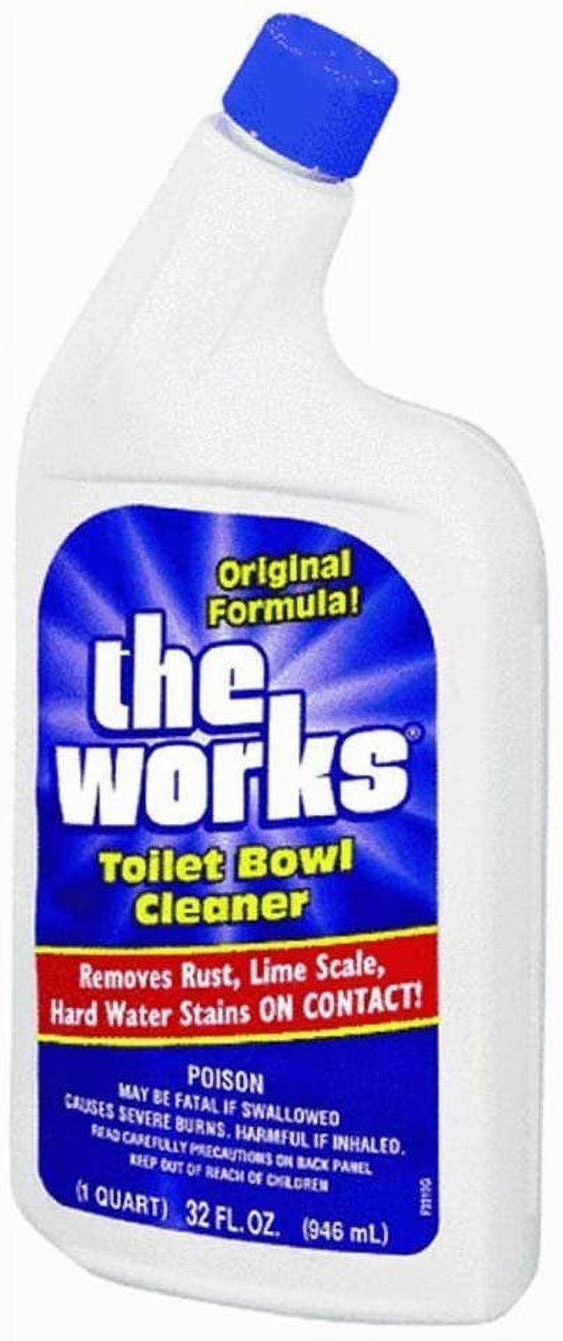 The Works Lime & Rust Bathroom Toilet Bowl Cleaner, 32oz - Pack of 12 ...