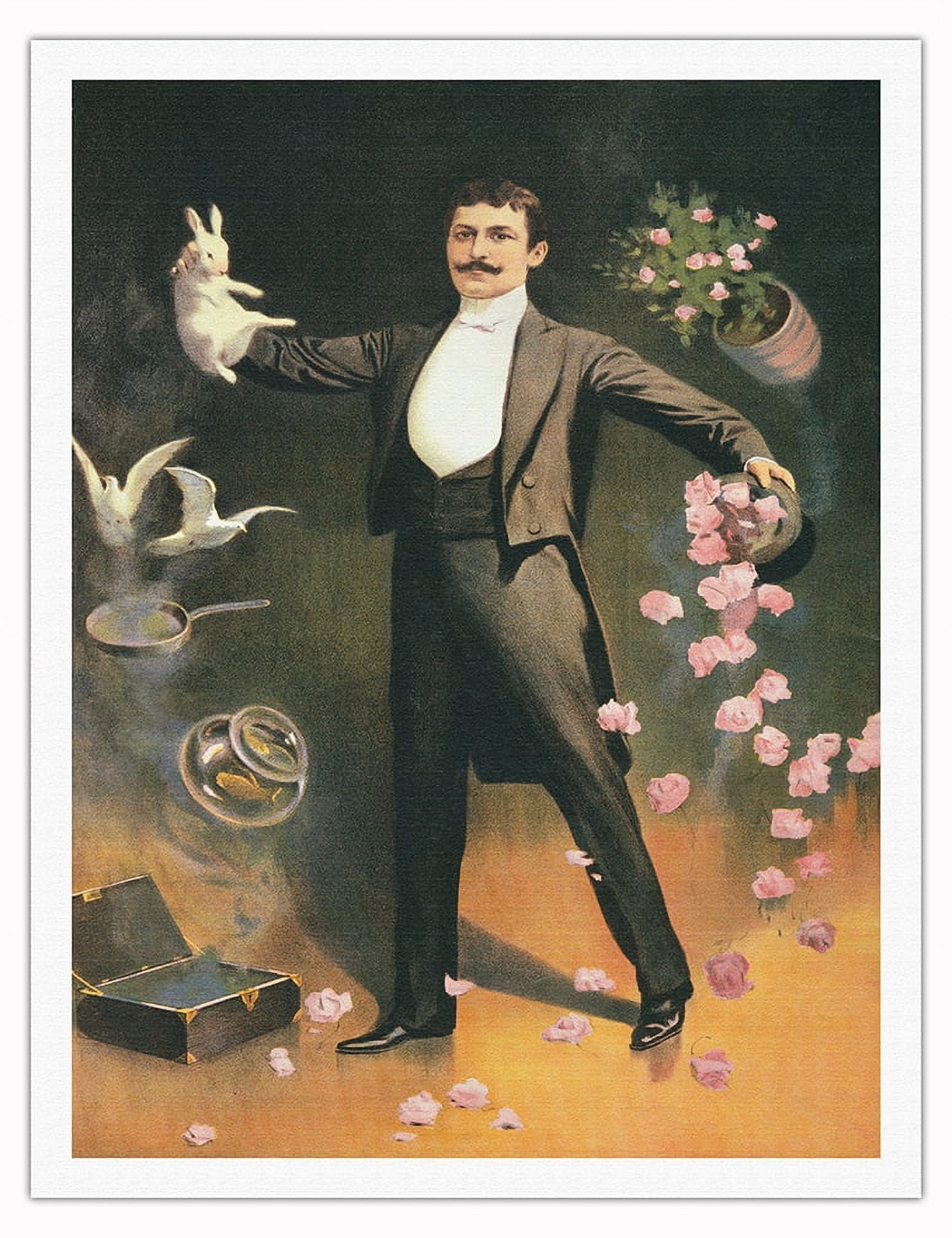 A Magician’s Appearence Tricks - Flower’s Doves Rabbit - Vintage Magic ...