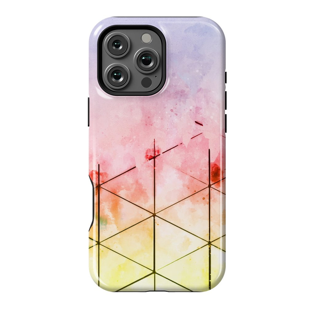 A Make Triangles Themed Geometric And Modern Design Tough Case for ...
