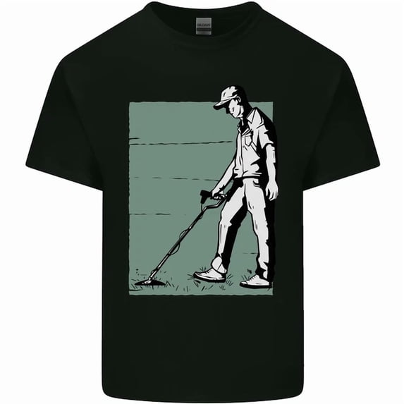 A Man Metal Detecting Detector Mens Womens S-5XL T-Shirt - Walmart.com