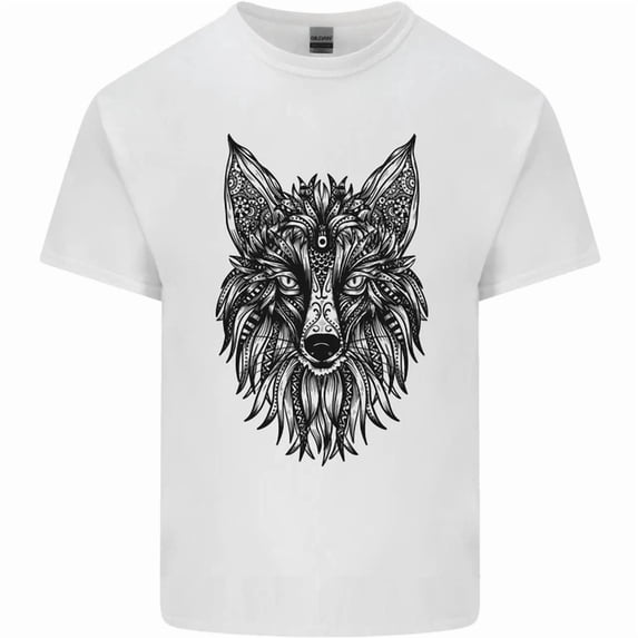 A Mandala Art Fox T-Shirt - Walmart.com