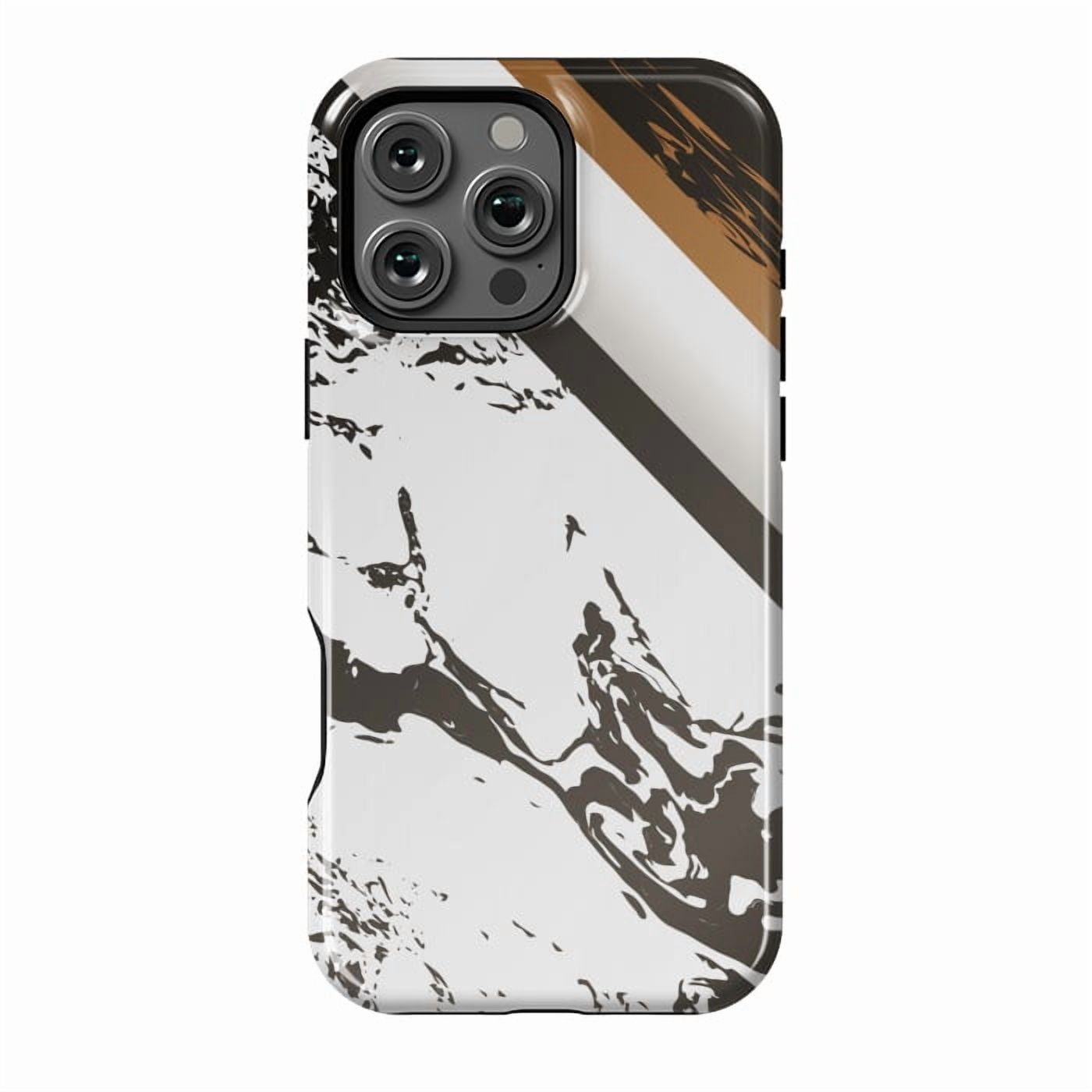 A Marble With Cubes And Geometric Figures Themed Tough Case for iPhone ...
