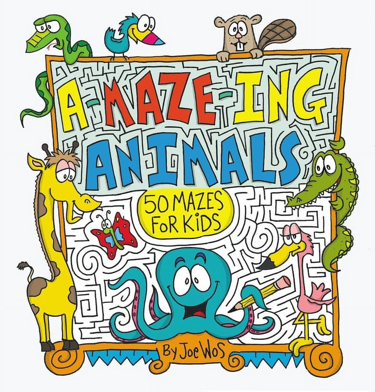 A-Maze-Ing Animals: 50 Mazes for Kids (Paperback) - Walmart.com