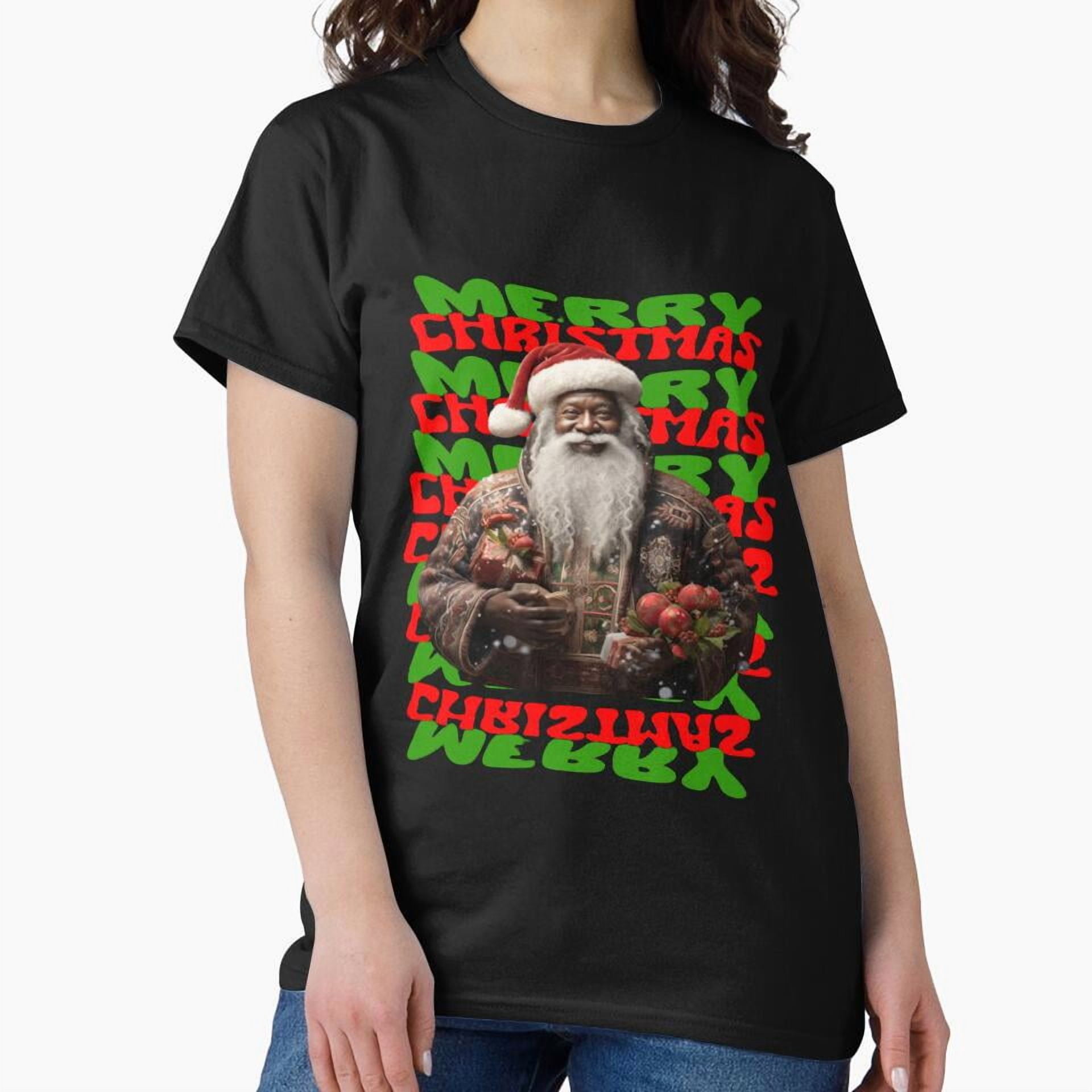 A Merry Christmas Black St. Nick Funny African American Holiday H8949 T ...