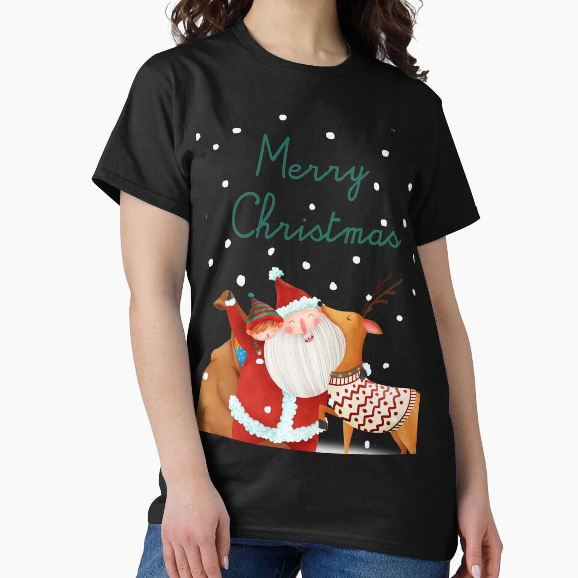 A Merry Christmas Characters D25 Funny Holiday Season Design H8689 T ...