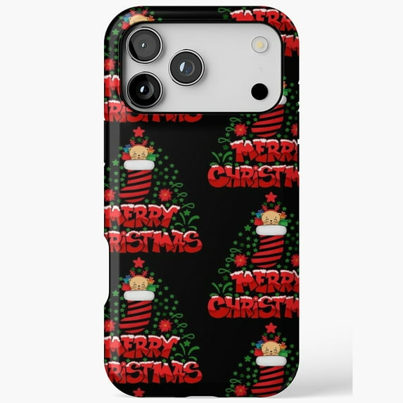 A Merry Funny Cat Protective Case for iPhone 11 12 13 14 15 16 17 Pro ...