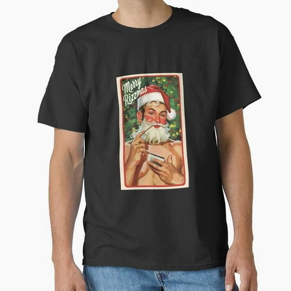 A Merry Rizzmas Funny Christmas Rizzler Holiday Meme Design H8373 T ...