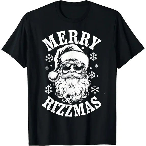 A Merry Rizzmas Holiday Theme Festive Melody Cheerful Rizz Graphic ...