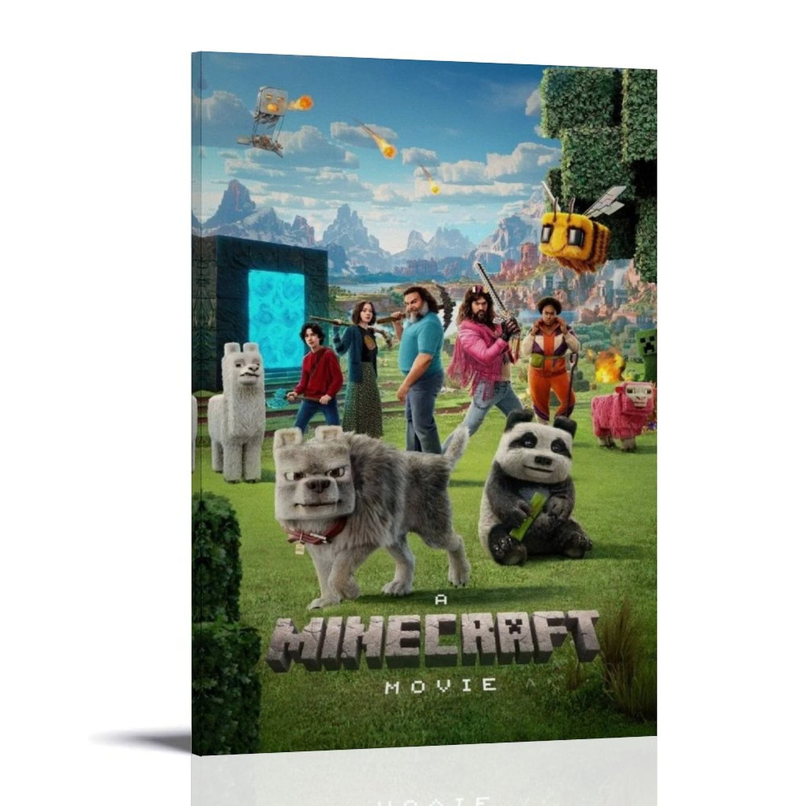A Minecraft Movie (2) Painting Vintage Poster Picture Print Wall Art ...