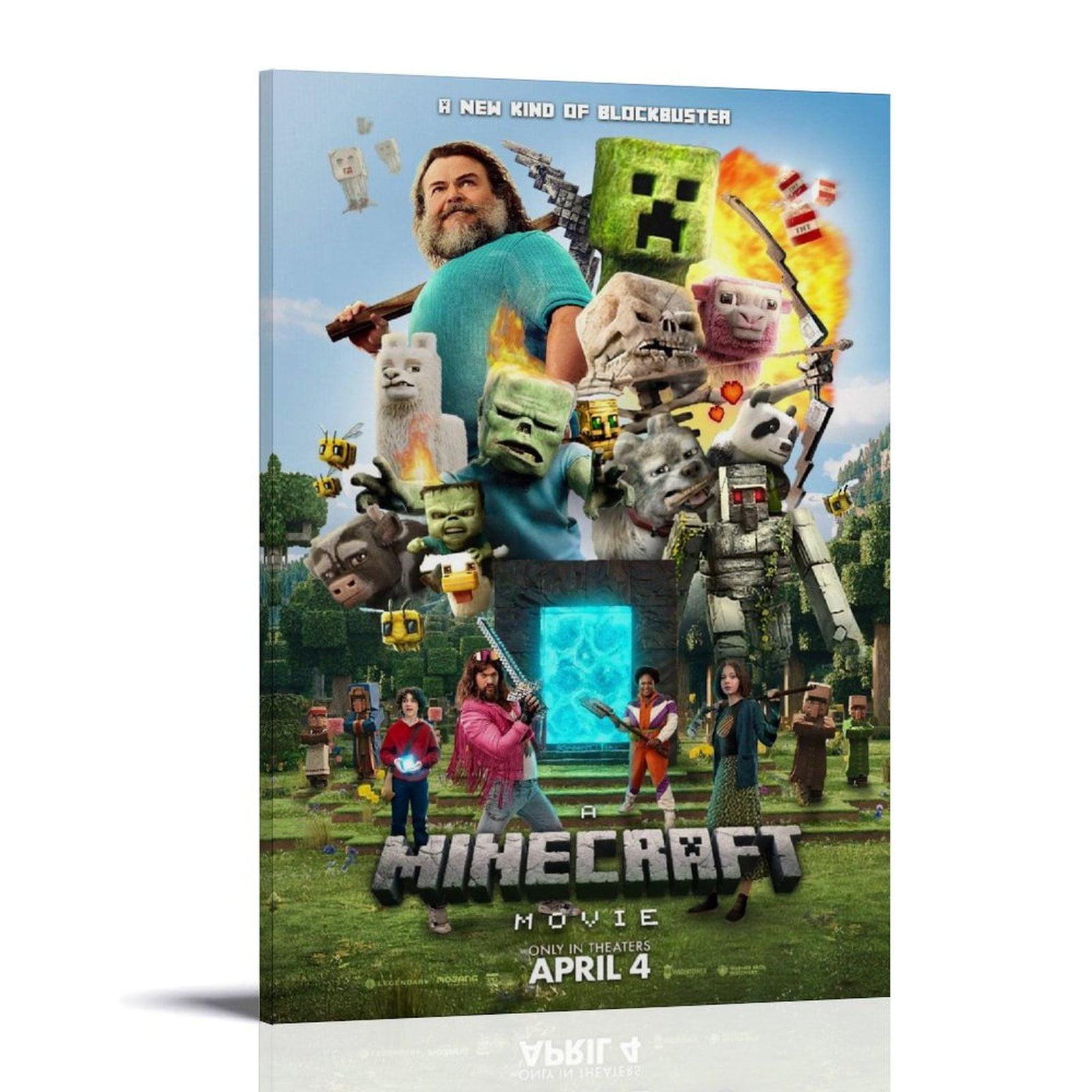 A Minecraft Movie (5) Painting Vintage Poster Picture Print Wall Art ...