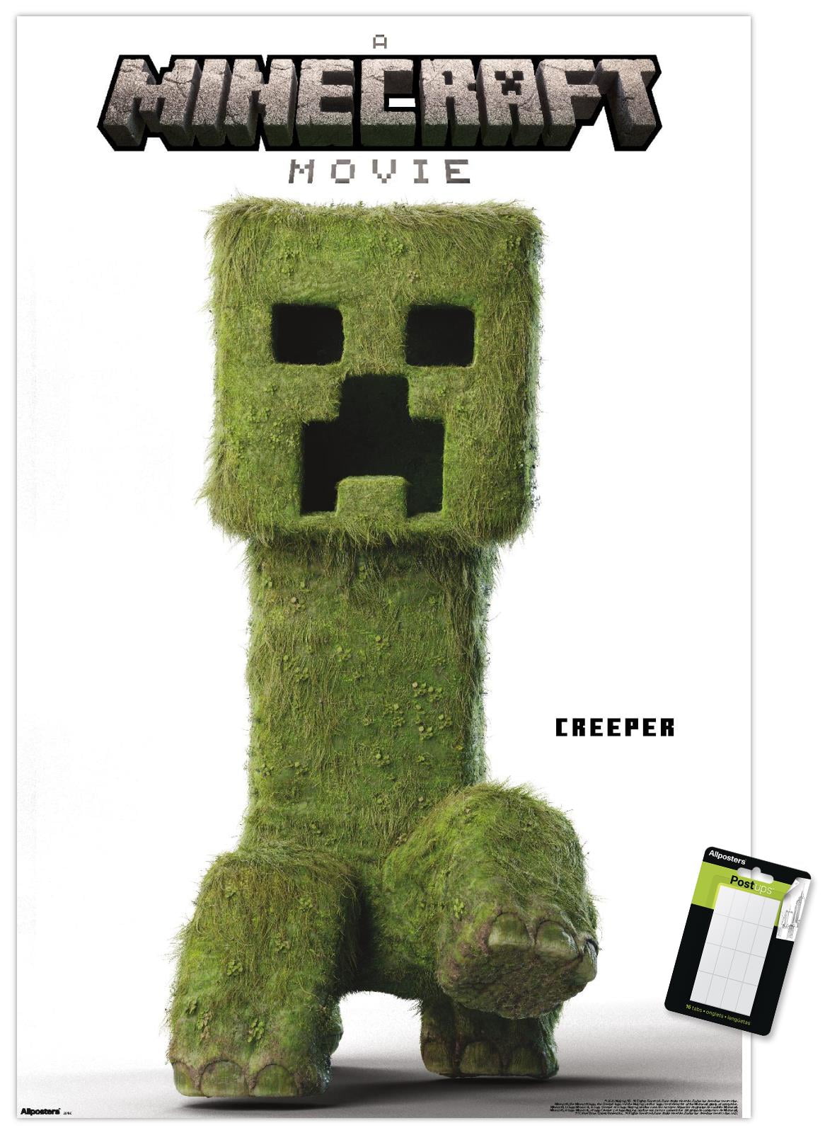 A Minecraft Movie - Creeper Feature Series Wall Poster, 22.375" x 34 ...