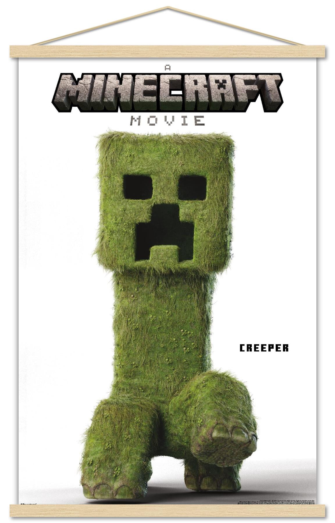 A Minecraft Movie - Creeper Feature Series Wall Poster with Magnetic ...