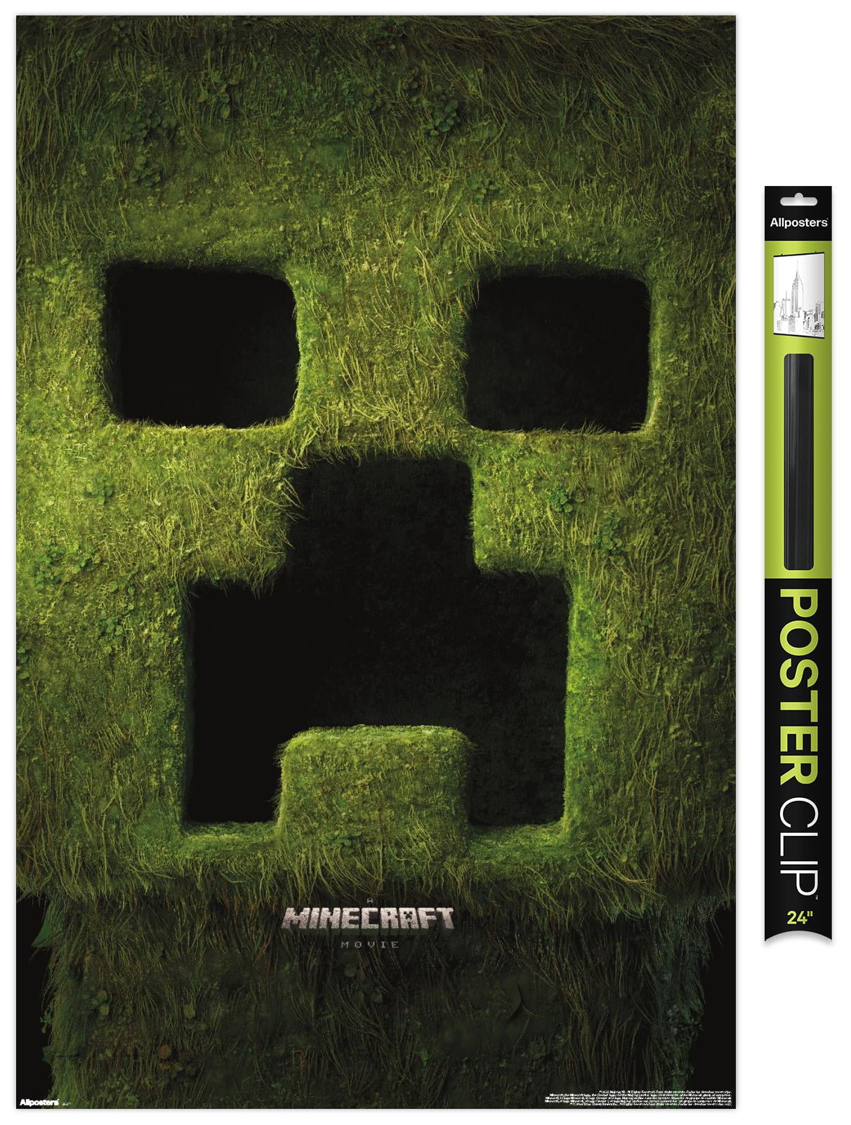 A Minecraft Movie - Creeper Teaser One Sheet Wall Poster, 22.375" x 34 ...