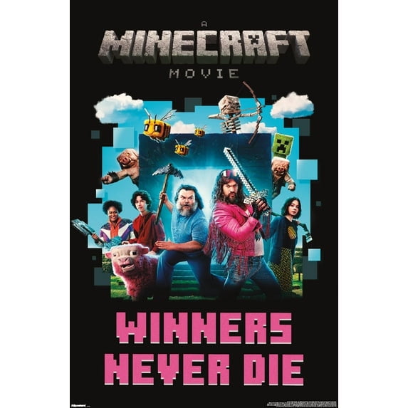 A Minecraft Movie - Group Wall Poster, 22.375" x 34" - Walmart.com