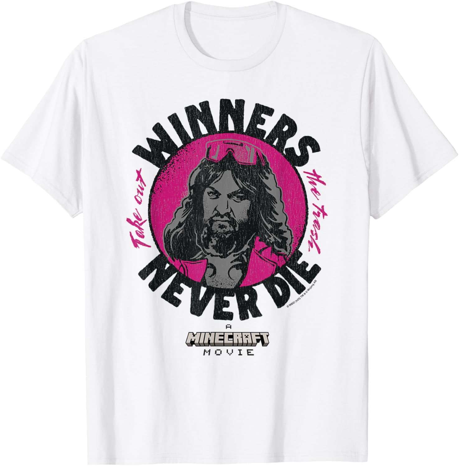 A Minecraft Movie Take Out The Trash / Winners Never Die T-Shirt Unisex ...