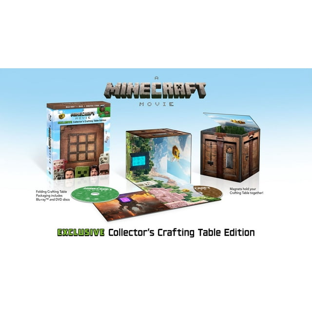 A Minecraft Movie (Walmart Exclusive) (Crafting Edition) (Blu-ray + DVD ...
