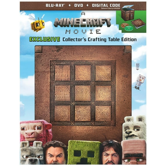 A Minecraft Movie (Walmart Exclusive) (Crafting Edition) (Blu-ray + DVD ...