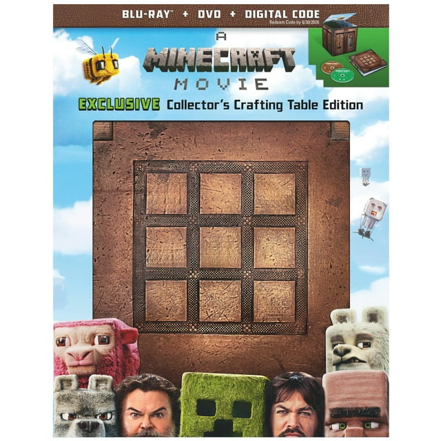 A Minecraft Movie (Walmart Exclusive) (Crafting Edition) (Blu-ray + DVD ...