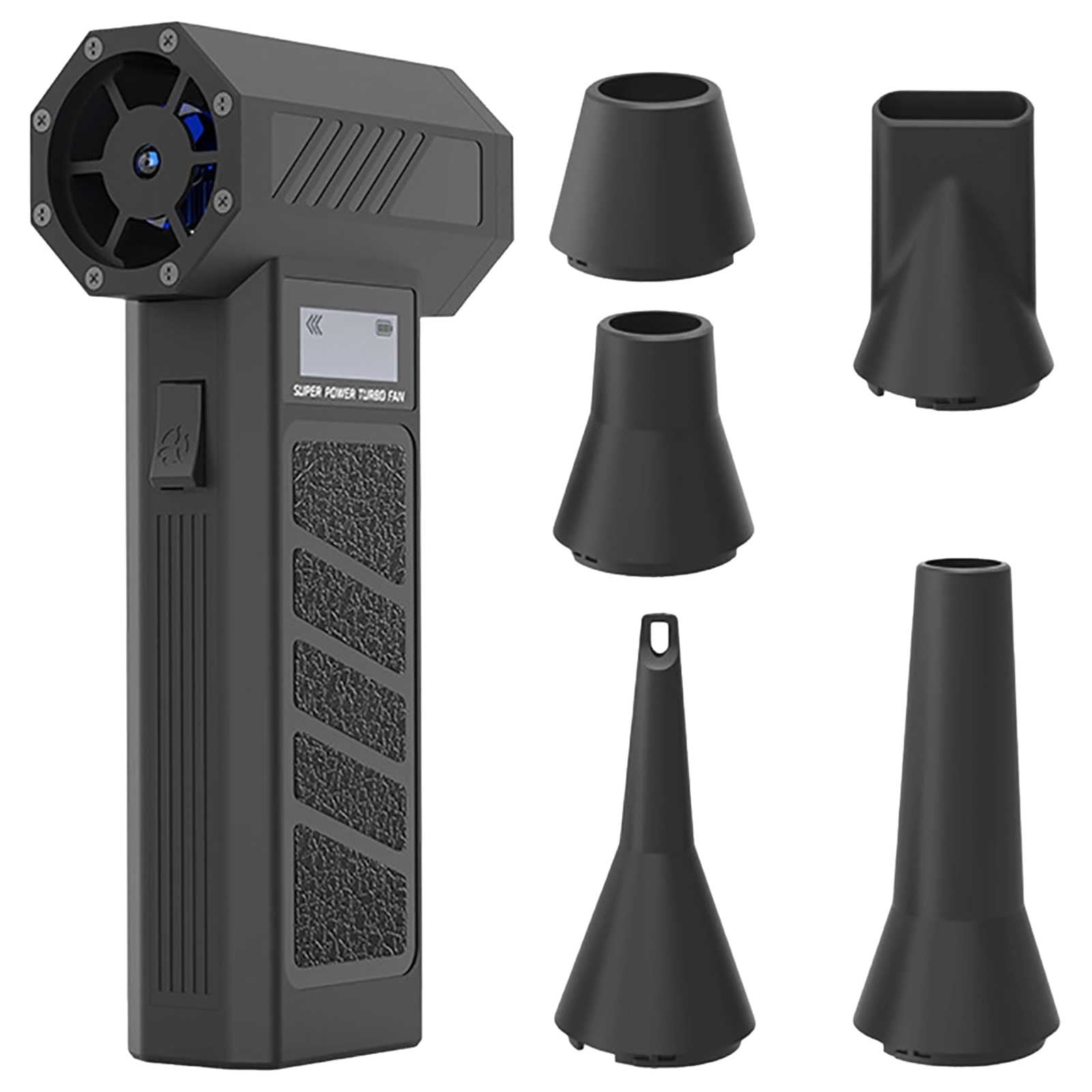 A Mini High Speed Blower Portable Cordless With Multiple Nozzles For ...