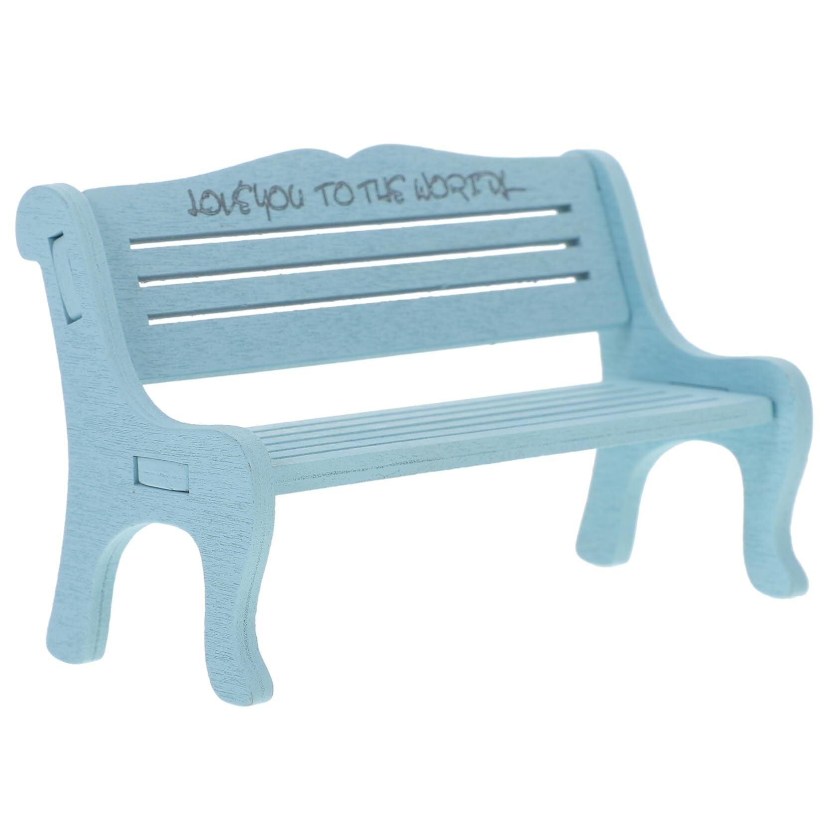 A Mini Wooden Bench Doll House Furniture Miniature Bench Model for Boys ...