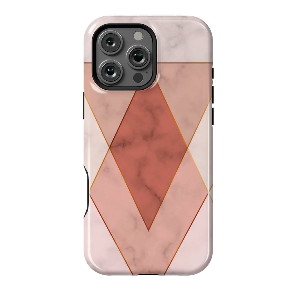 A Modern Marble Geometric Design Triangular Themed Tough Case for ...