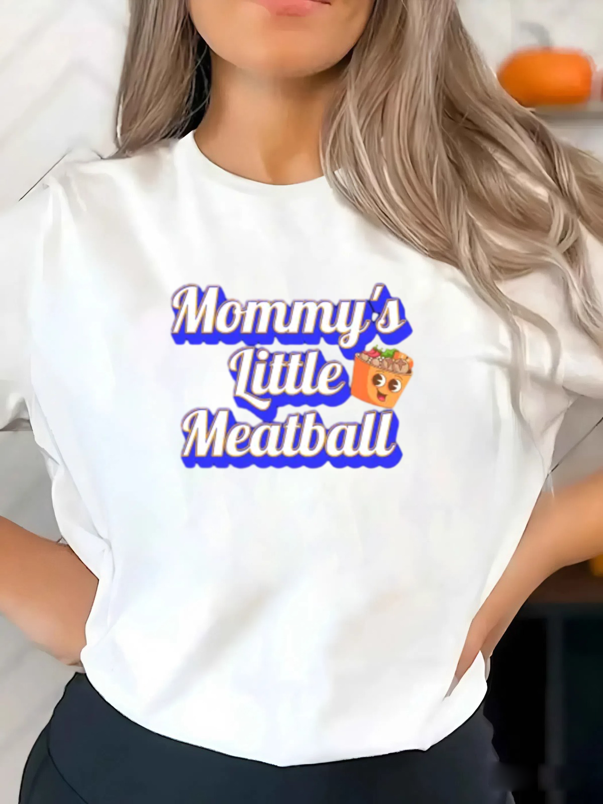 A Mommys Little Meatball Quote Showing Great Family Love Unisex T Shirt ...