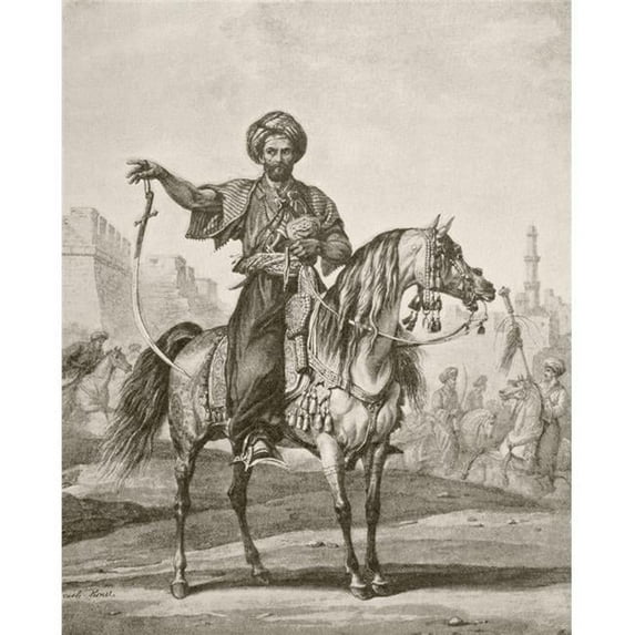 A Mounted Mamluk In Cairo From Afrika Dets Opdagelse Erobring Og ...