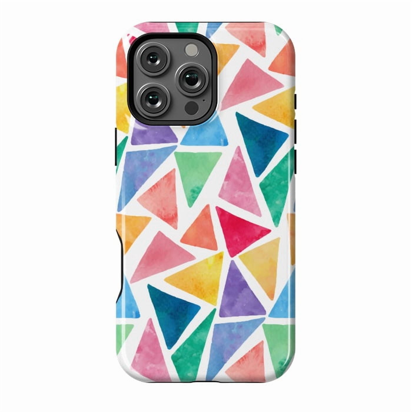 A Multi Colour Triangle Pattern Themed Vibrant And Tough Case for ...