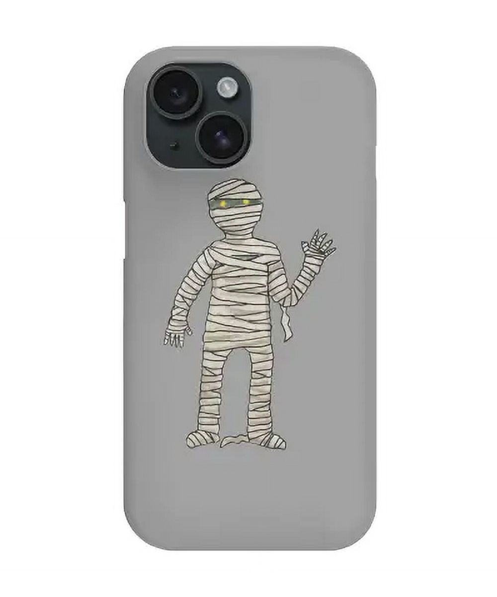 A Mummy Spooky Undead Halloween Art Phone Case for iPhone 16 15 14 13 ...