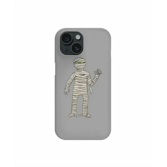 A Mummy Spooky Undead Halloween Art Phone Case for iPhone 16 15 14 13 ...
