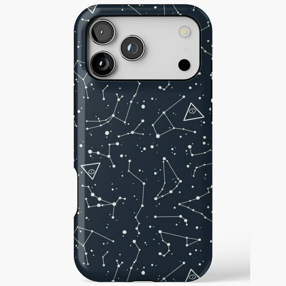 A Mystery Cartoon Character Constellation Pattern iPhone 11 through 17 ...