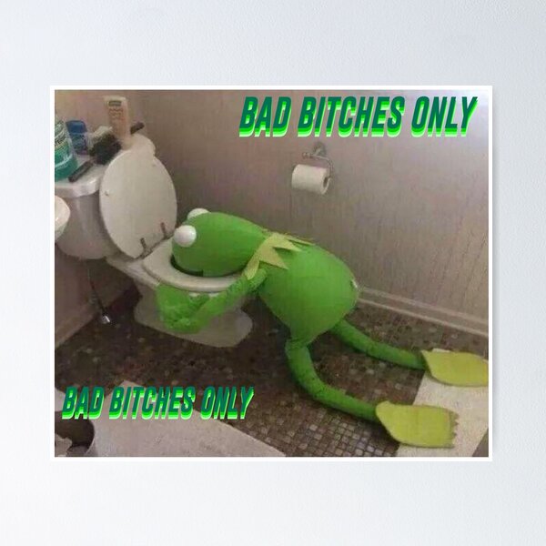 A NEW Bad B Kermit Poster - Walmart.com