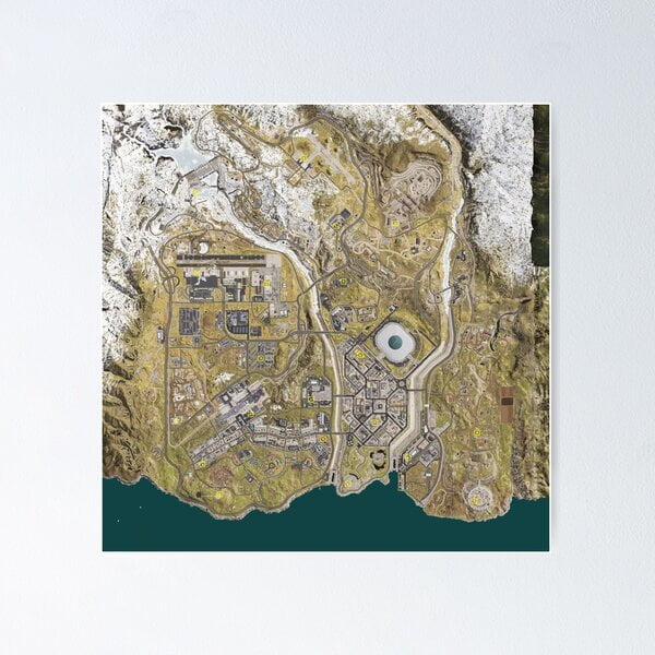 A NEW COD WARZONE MAP Poster - Walmart.com