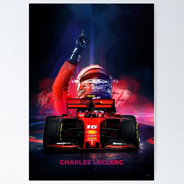 A NEW Charles Leclerc Formula 1 poster Poster - Walmart.com