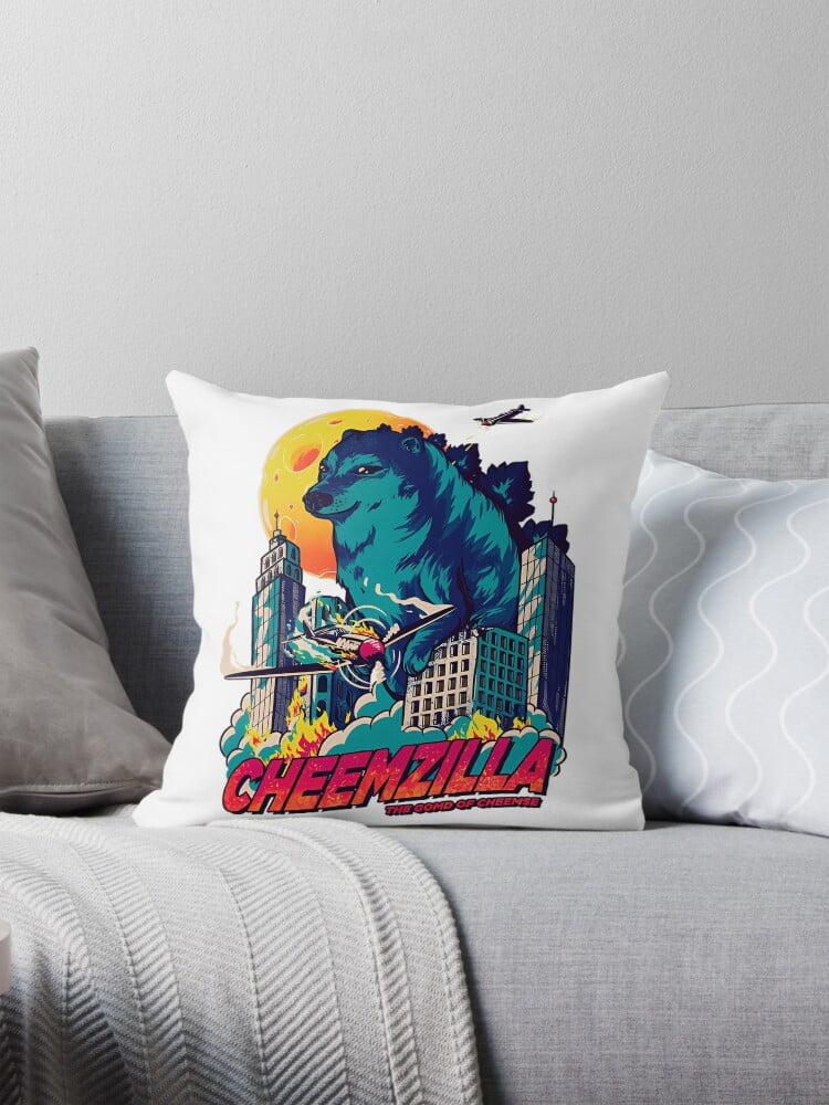 A NEW Cheems | Cheemzilla - The Gomd of Cheemse (Blue) Cheems Pillow ...