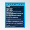 A New Common Logical Fallacies Chart Poster