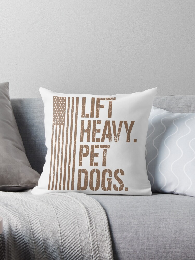 A NEW Funny Lift Heavy Pet Dogs Gym Vintage America Flag For ...